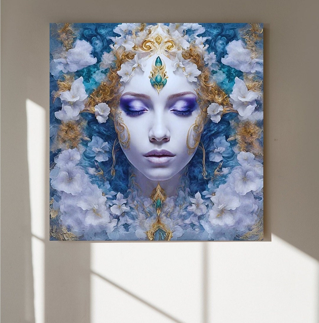 Divine Wall Art ''inner-outer Worlds'', Print on 3d Canvas, High ...