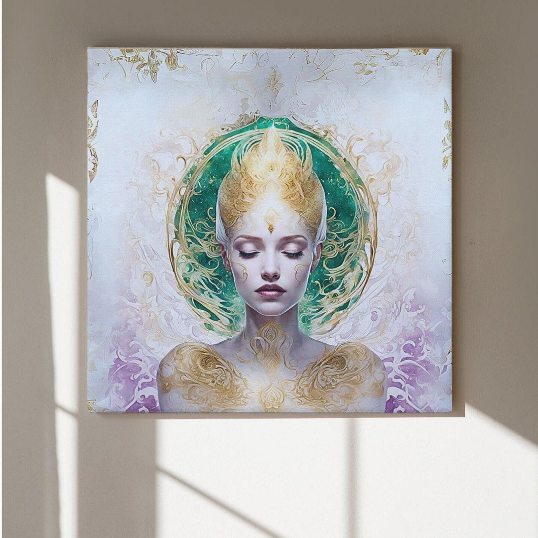 Divine Wall Art ''inner-outer Worlds'', Print on 3d Canvas, High ...