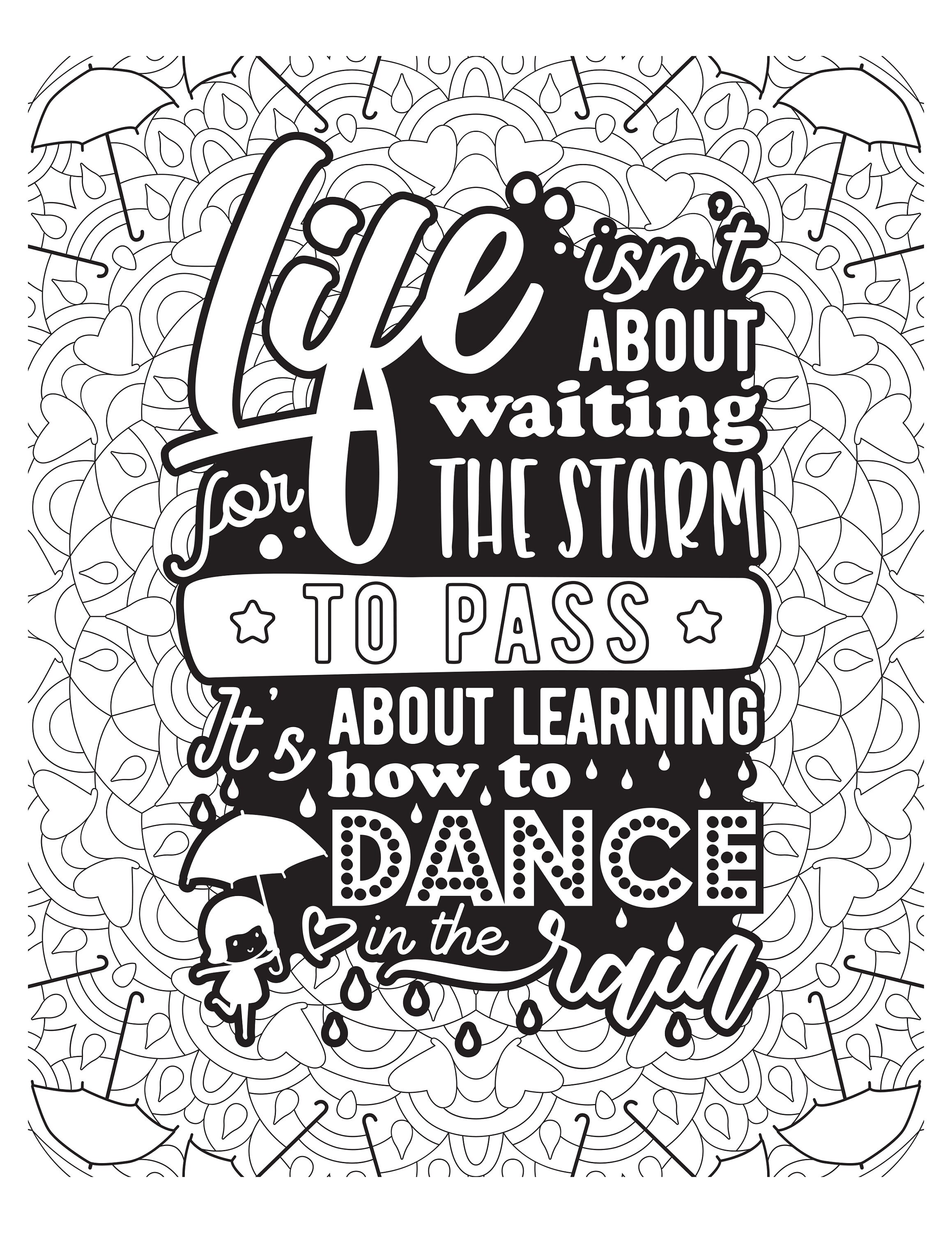 Inspirational Quotes, Motivational Coloring Pages, Isolation Activity ...