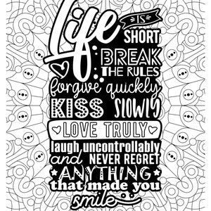 Inspirational Quotes, Motivational Coloring Pages, Isolation Activity ...