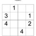 Sudoku for Kids or Beginners, Easy 4x4 Sudoku, 100 Puzzles With ...