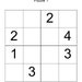Sudoku for Kids or Beginners, Easy 4x4 Sudoku, 100 Puzzles With ...