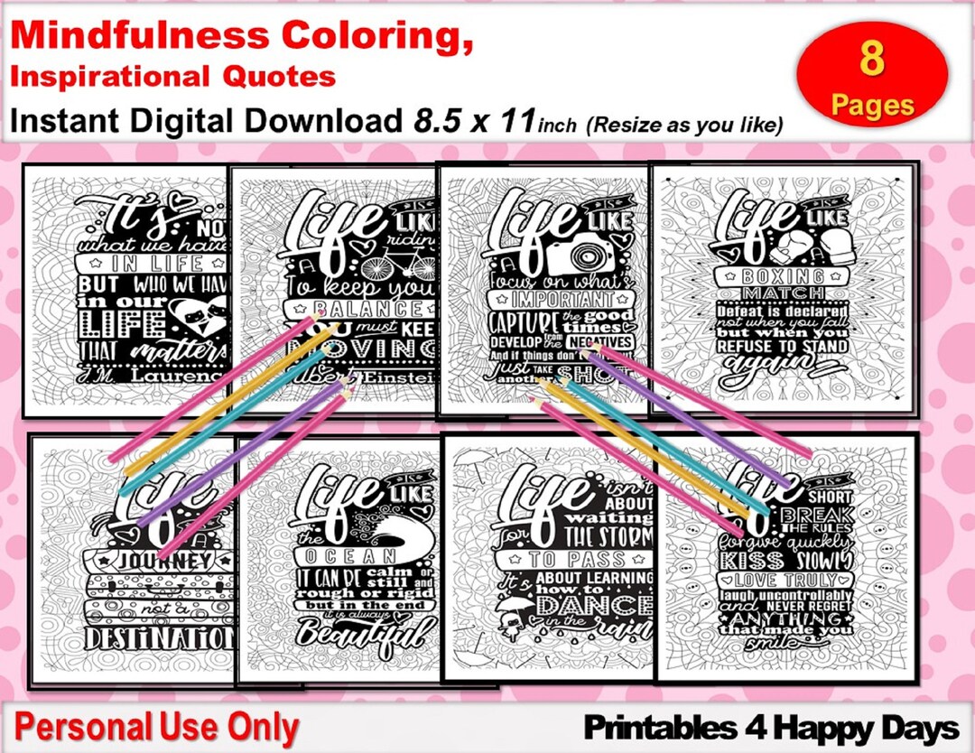Inspirational Quotes, Motivational Coloring Pages, Isolation Activity ...