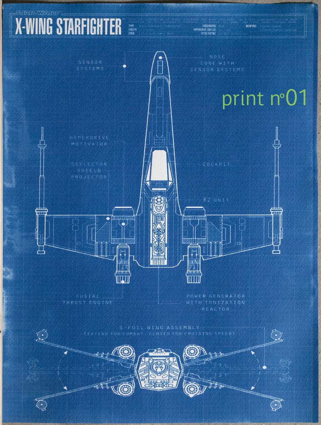 Spray Paint Mandalorian Rasor Crest blueprint 8x10 Art & Collectibles ...