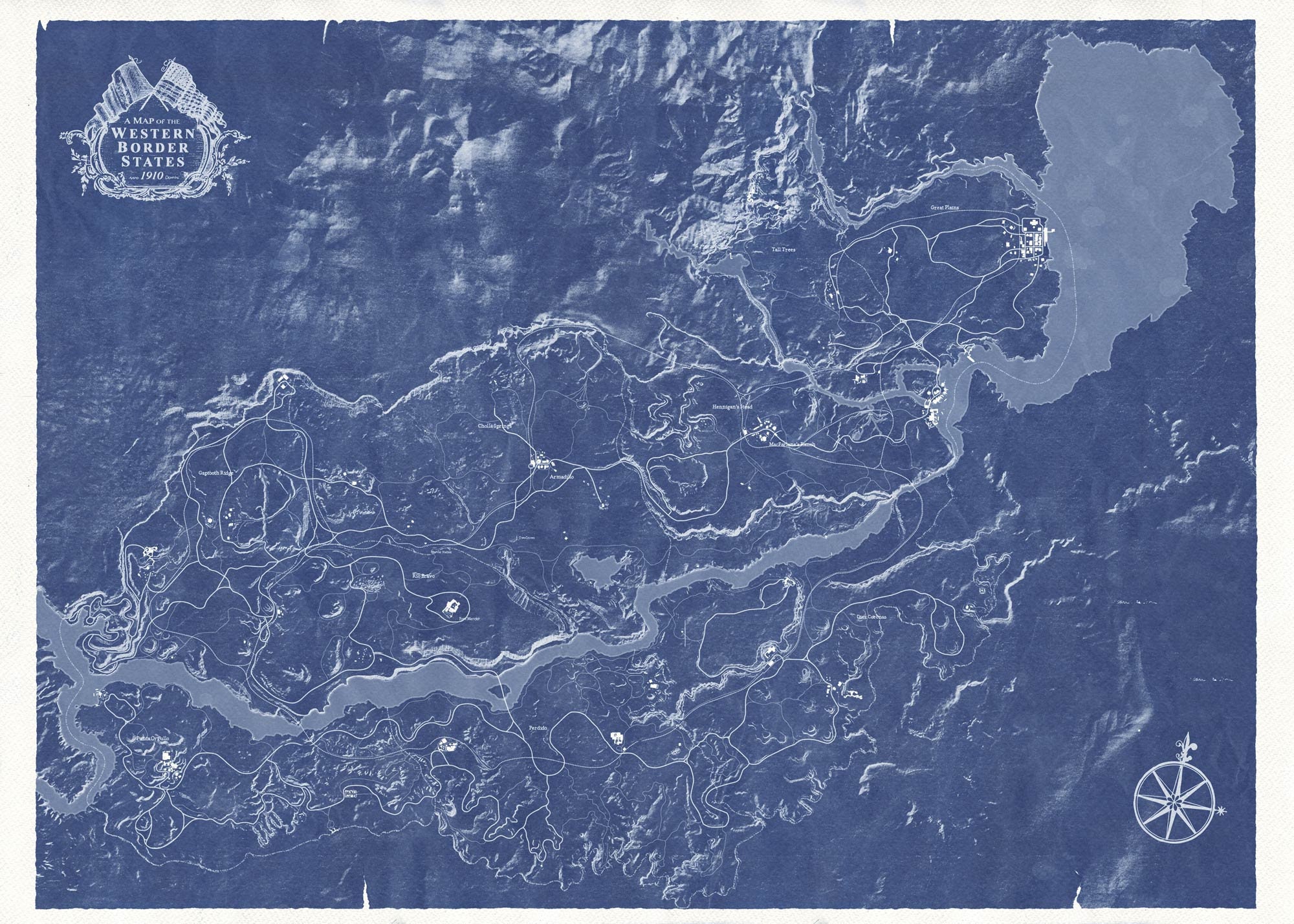 Red Dead Redemption 2 Map