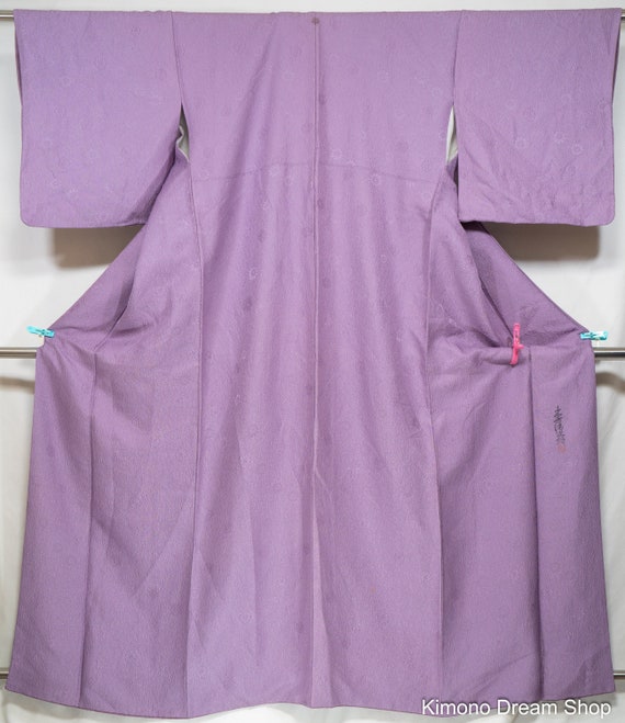 Light Purple Iromuji - Vintage Traditional Silk Japan… - Gem
