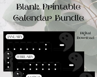 2023-2024 Calendar Printable - Etsy