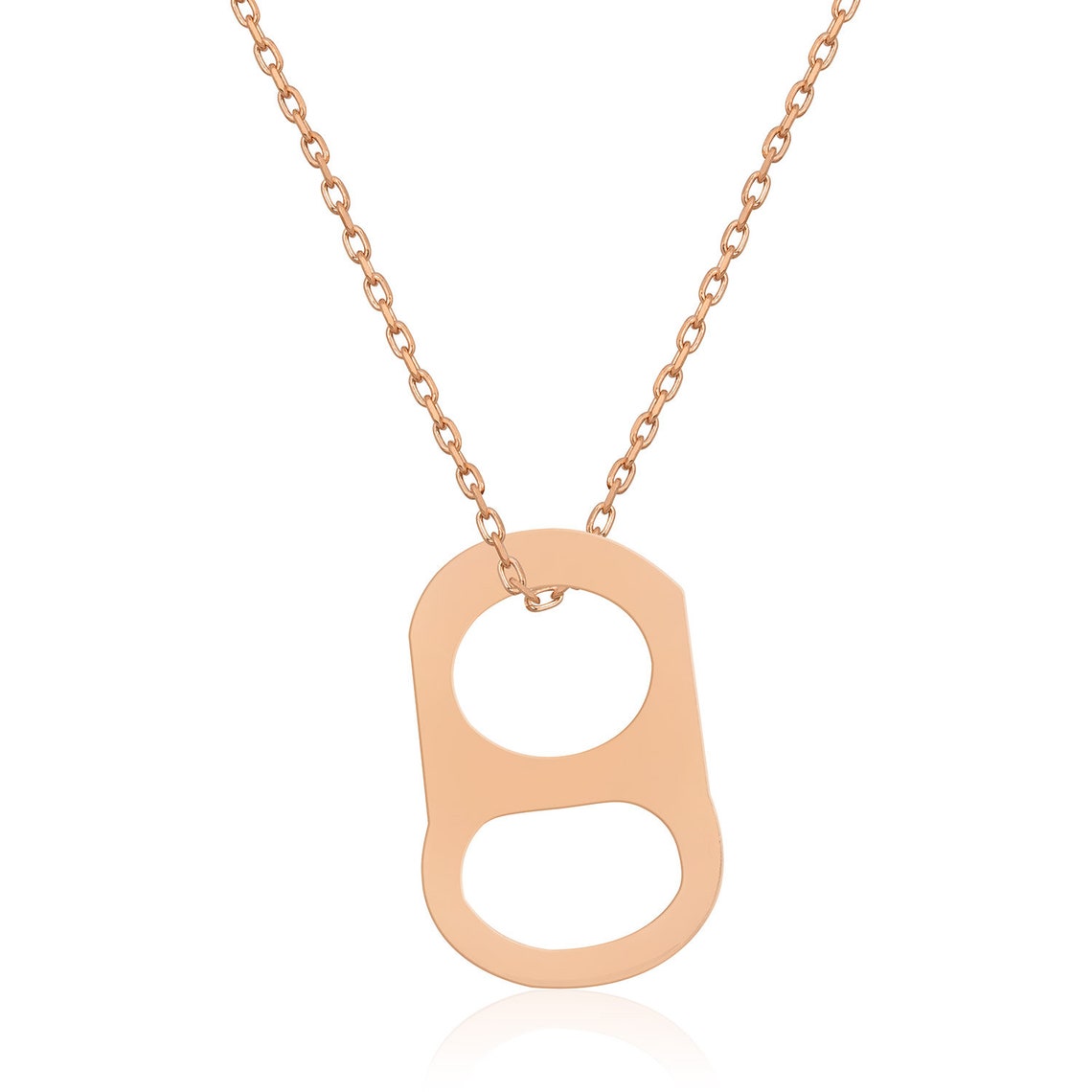 Sterling Silver Ring Pull Necklace: Soda Tab Pendant - Etsy