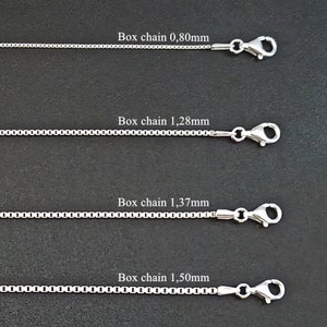 925 Sterling Silver Square Box Chain Bracelet - Men & Women - Etsy