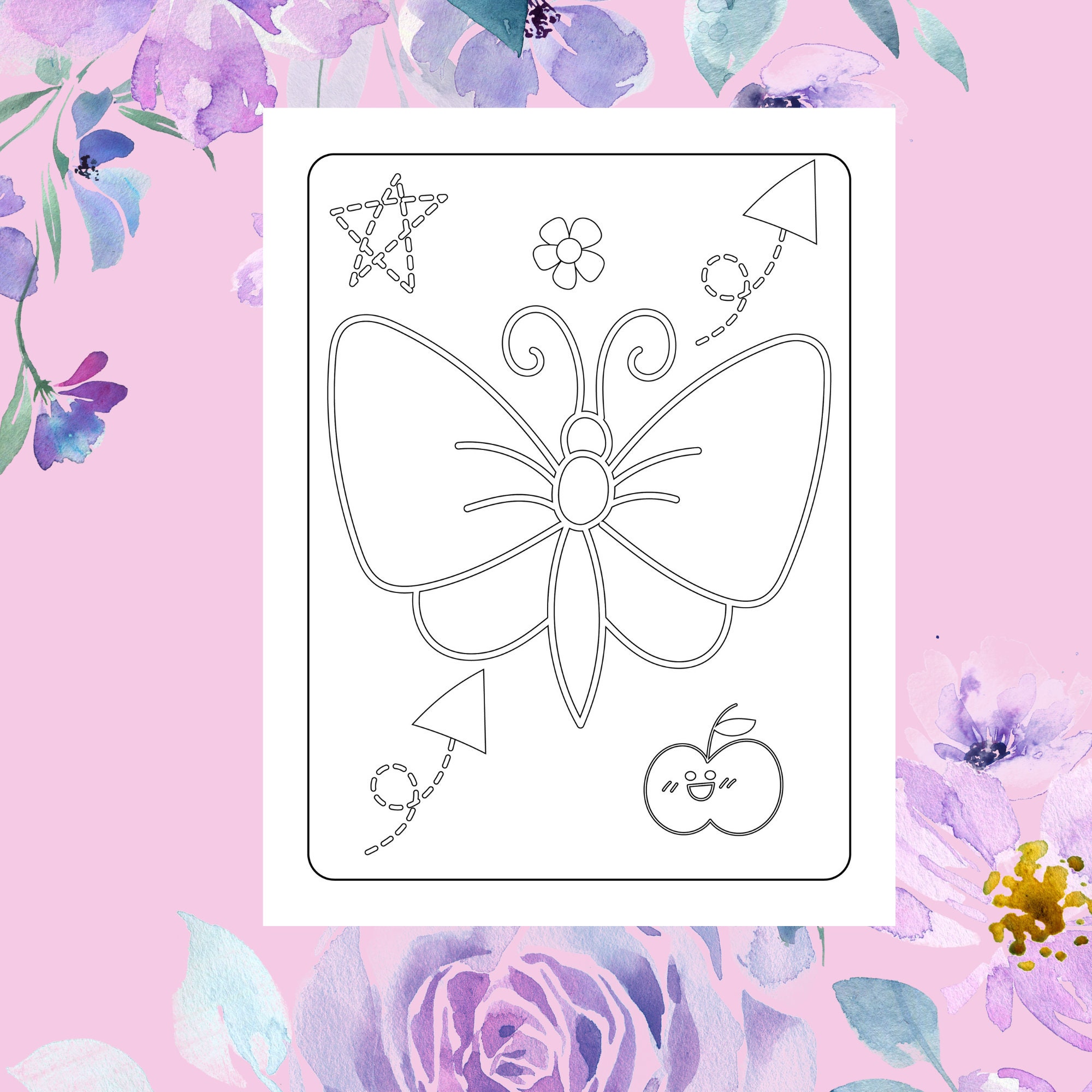 Butterfly Coloring Pages for Kids – 30 Printable PDF Sheets, Nature ...