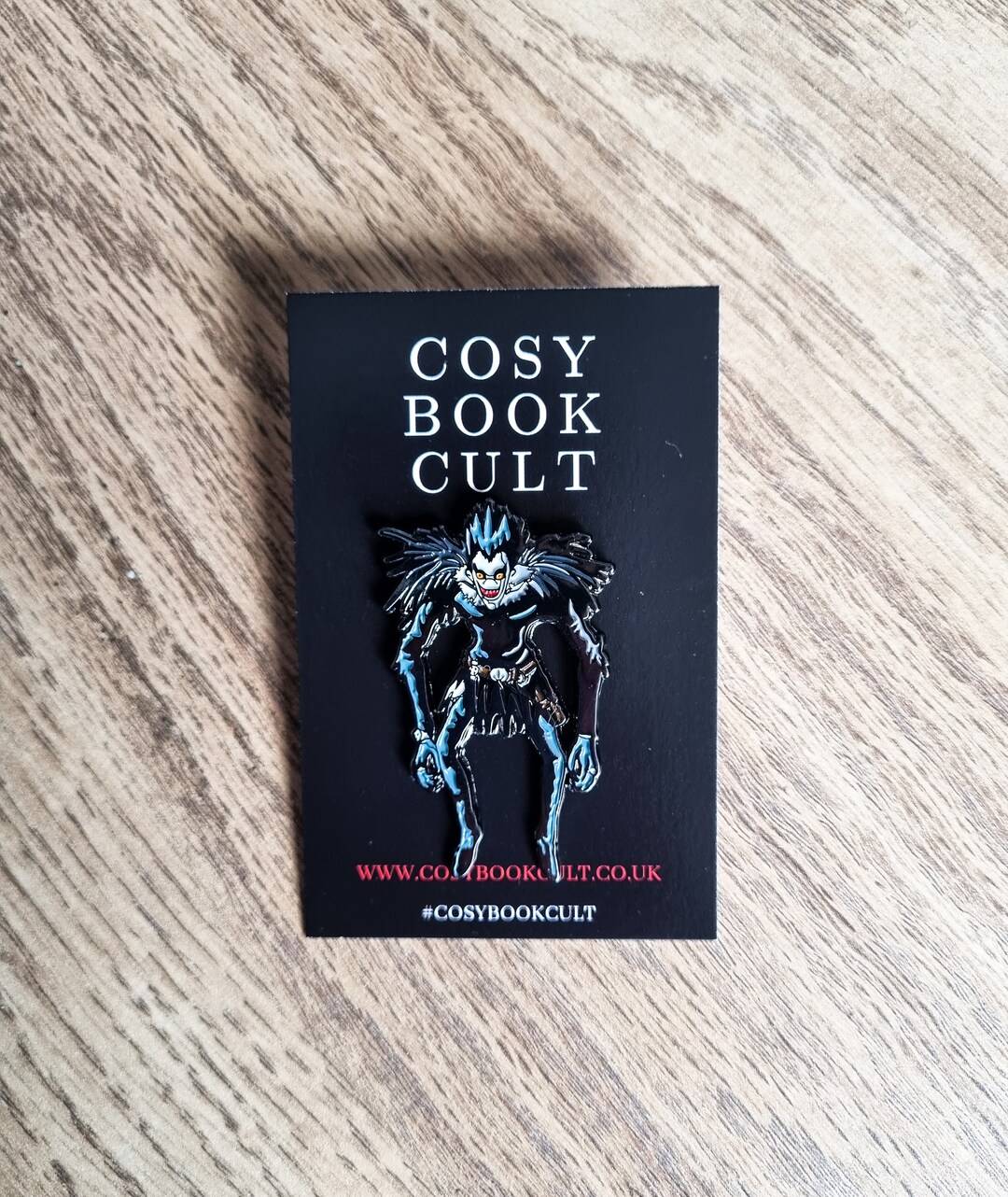 Cosy Book Cult Death Note Ryuk Demon Enamel Pin Badge Kira - Etsy