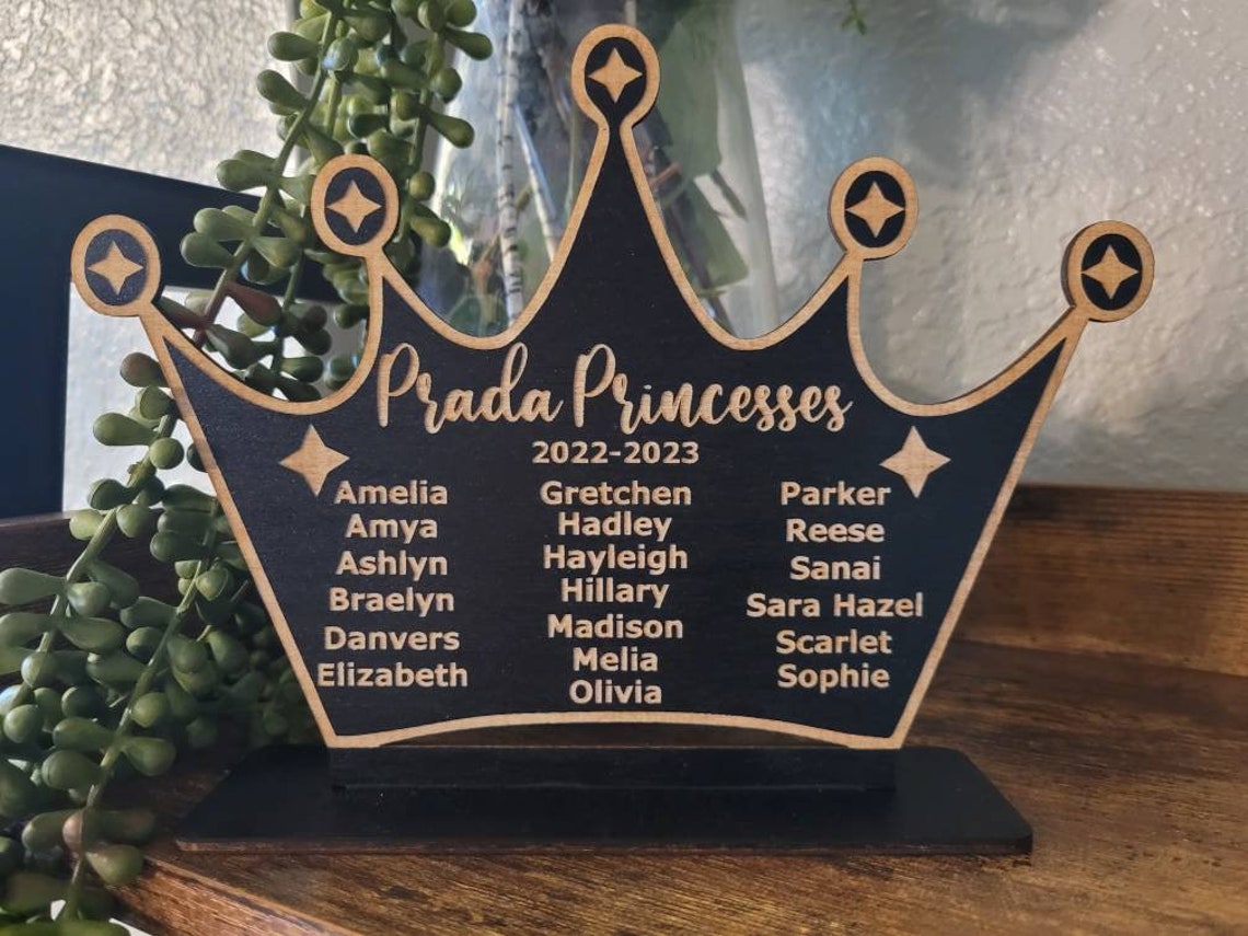 Cheer Crown Plaque: Personalized Team Gift, Coach Recognition ...