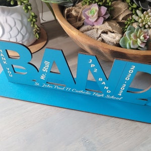 Personalized Band Director Wood Plaque, End of Year Gift - Etsy
