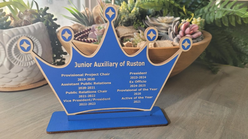 Cheer Crown Plaque: Personalized Team Gift, Coach Recognition ...