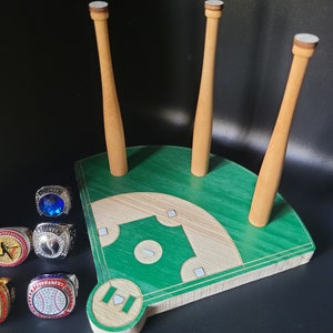 BASEBALL or SOFTBALL RING Holder + Tournament Ring Display ...