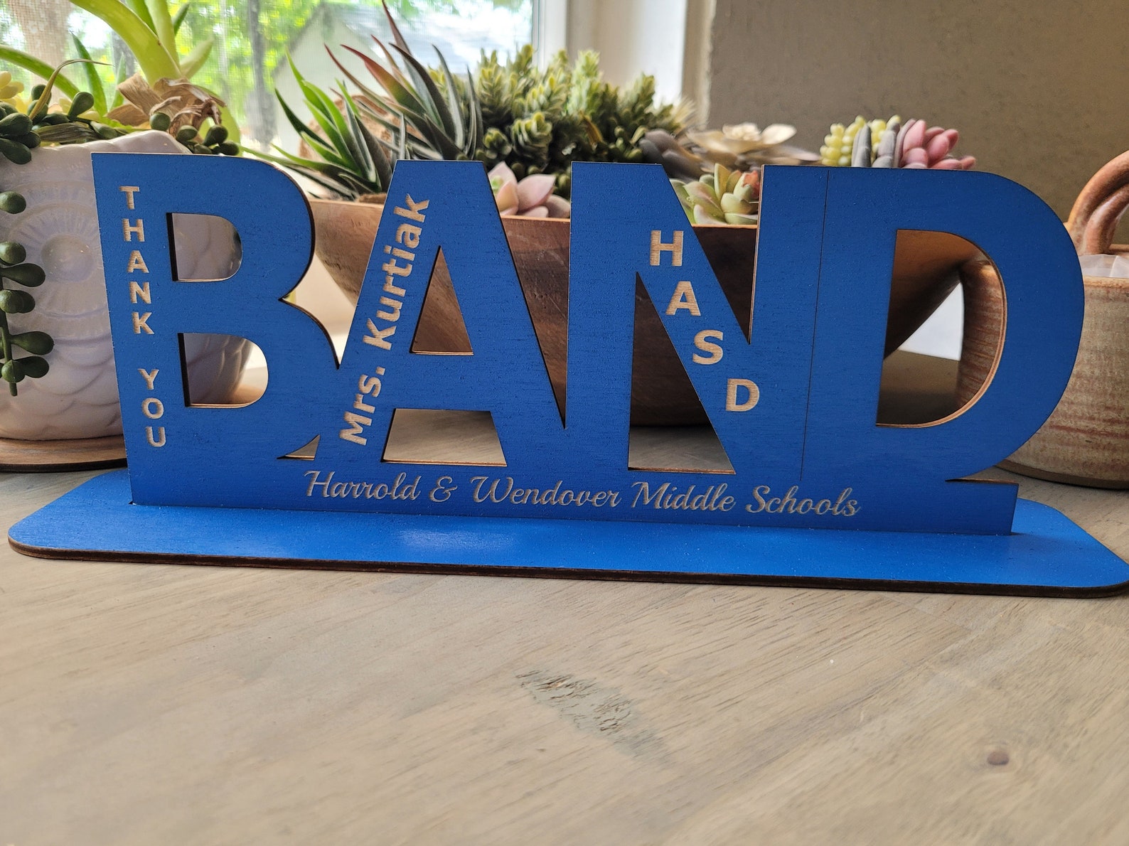 Personalized Band Director Wood Plaque, End of Year Gift - Etsy