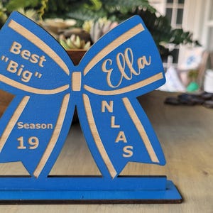 CHEERLEADER BOW PLAQUE + Cheerleader Award + Cheer Coach Gift + Senior ...