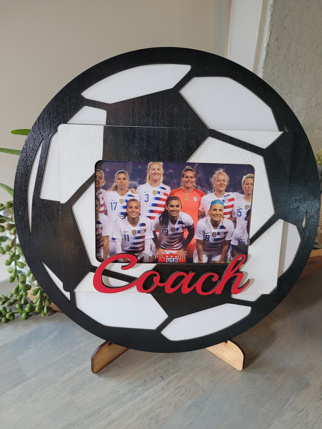 SOCCER FRAME and Plaque- End of the Season Gift- Coach Gift- Futbol ...