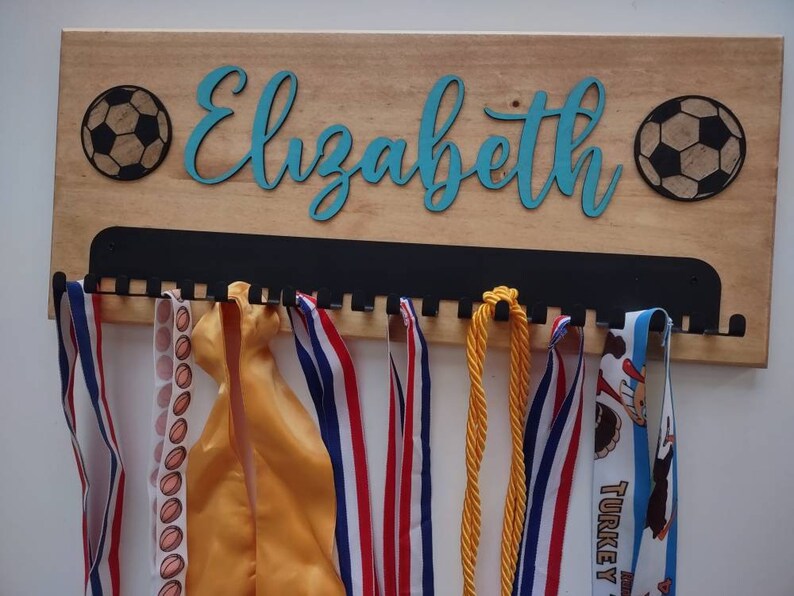 PERSONALIZED MEDAL HOLDER Award Hanger Tournament Medal - Etsy