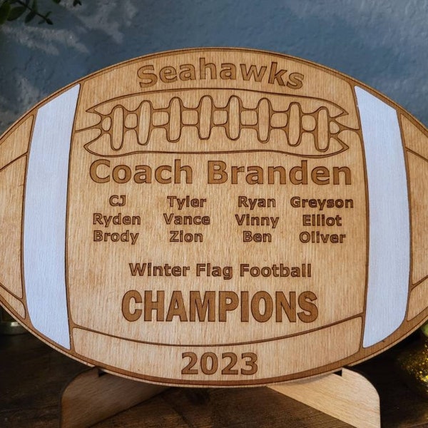 Football Plaque - Etsy Football Plaque - Etsy
