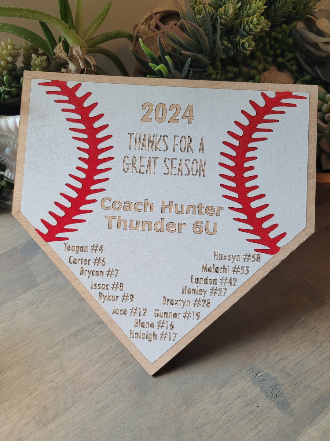 BASEBALL COACH Gift + Custom Coach End of the Season Gift + Baseball ...