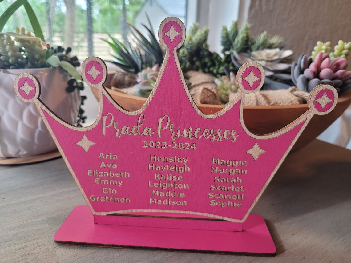 Cheer Crown Plaque: Personalized Team Gift, Coach Recognition ...
