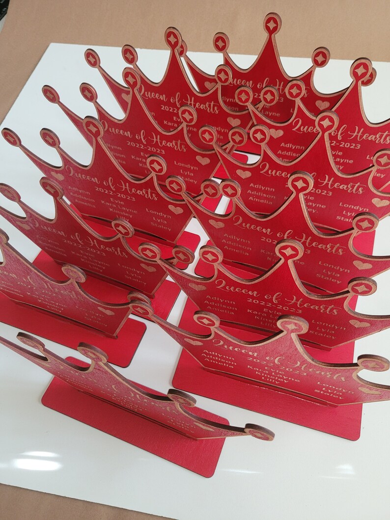Cheer Crown Plaque: Personalized Team Gift, Coach Recognition ...