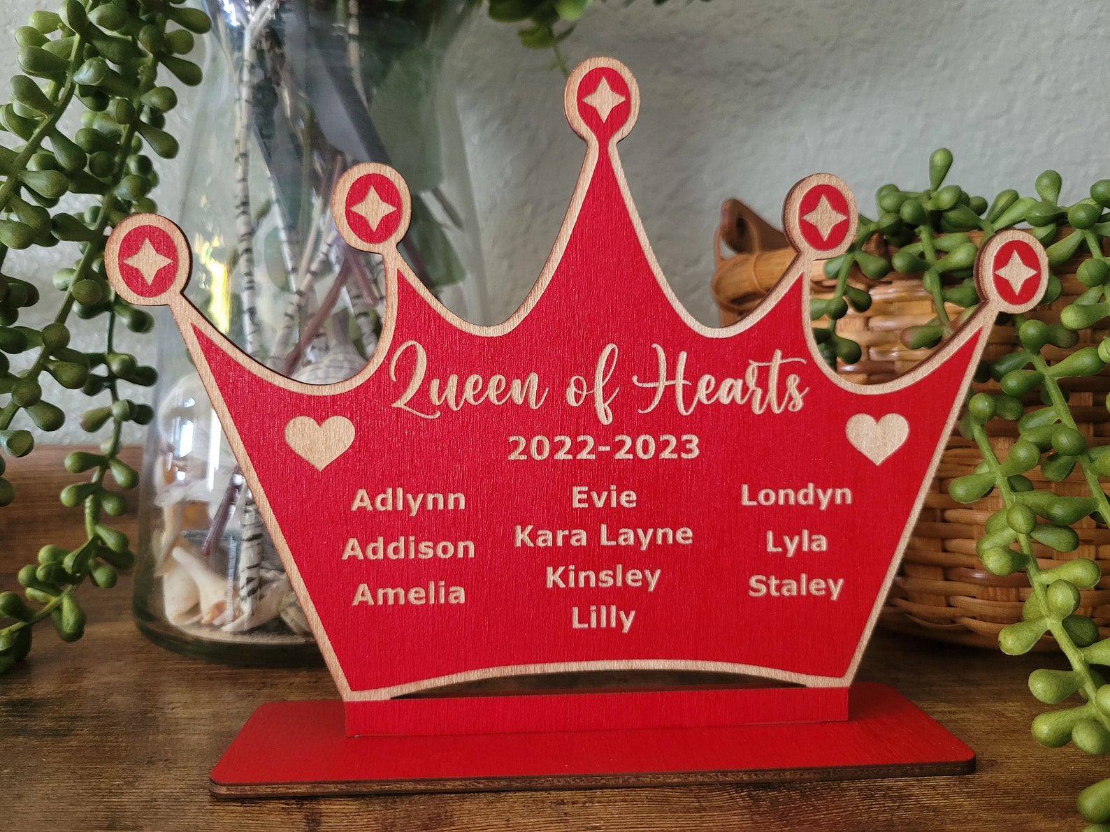 Cheer Crown Plaque: Personalized Team Gift, Coach Recognition ...