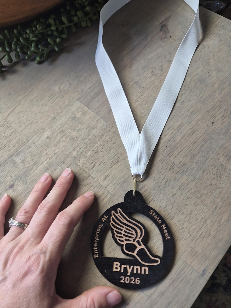 TRACK MEDAL Medallion End of Year Awards Track Meet Recognition Track ...