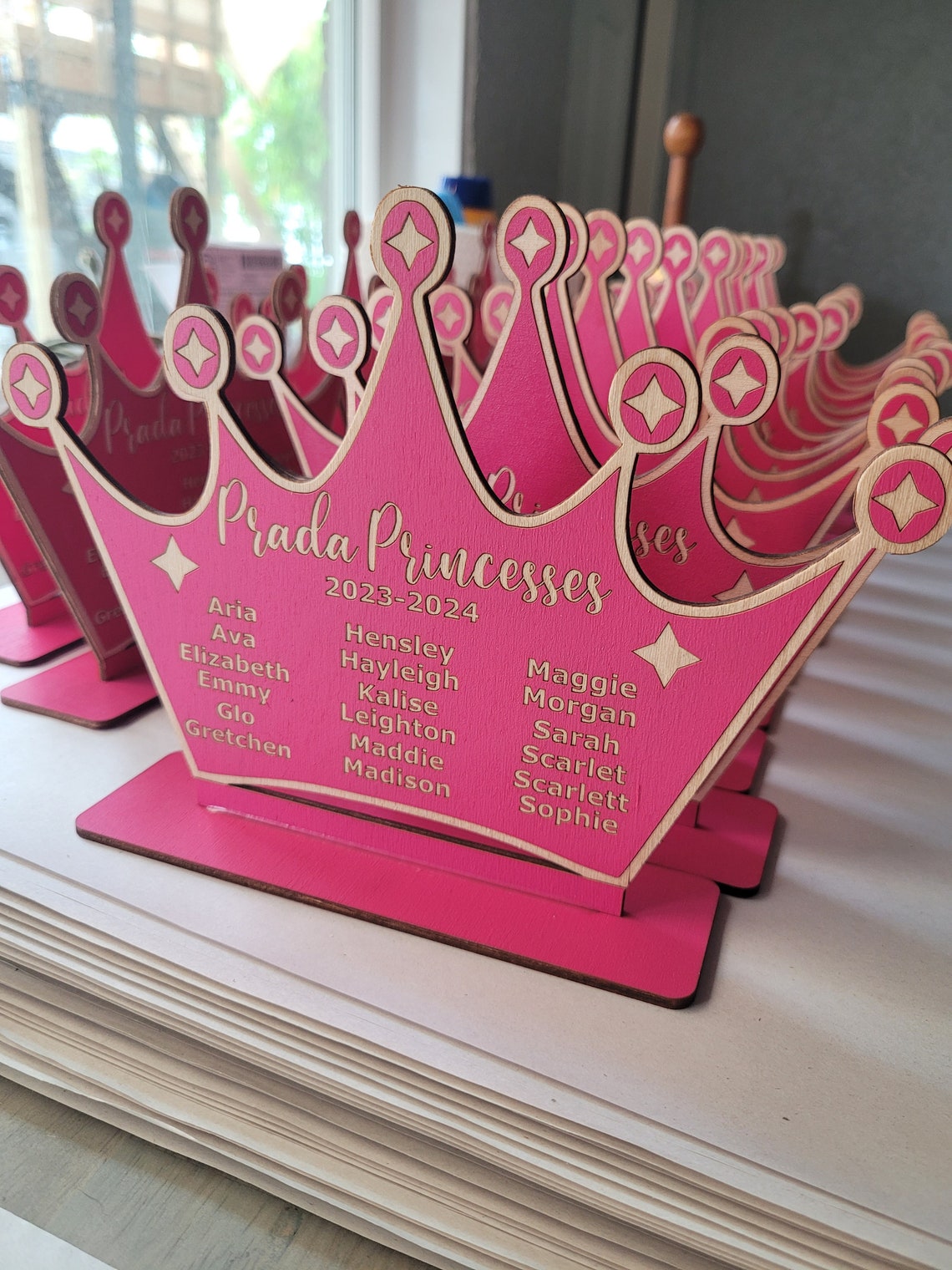 Cheer Crown Plaque: Personalized Team Gift, Coach Recognition ...