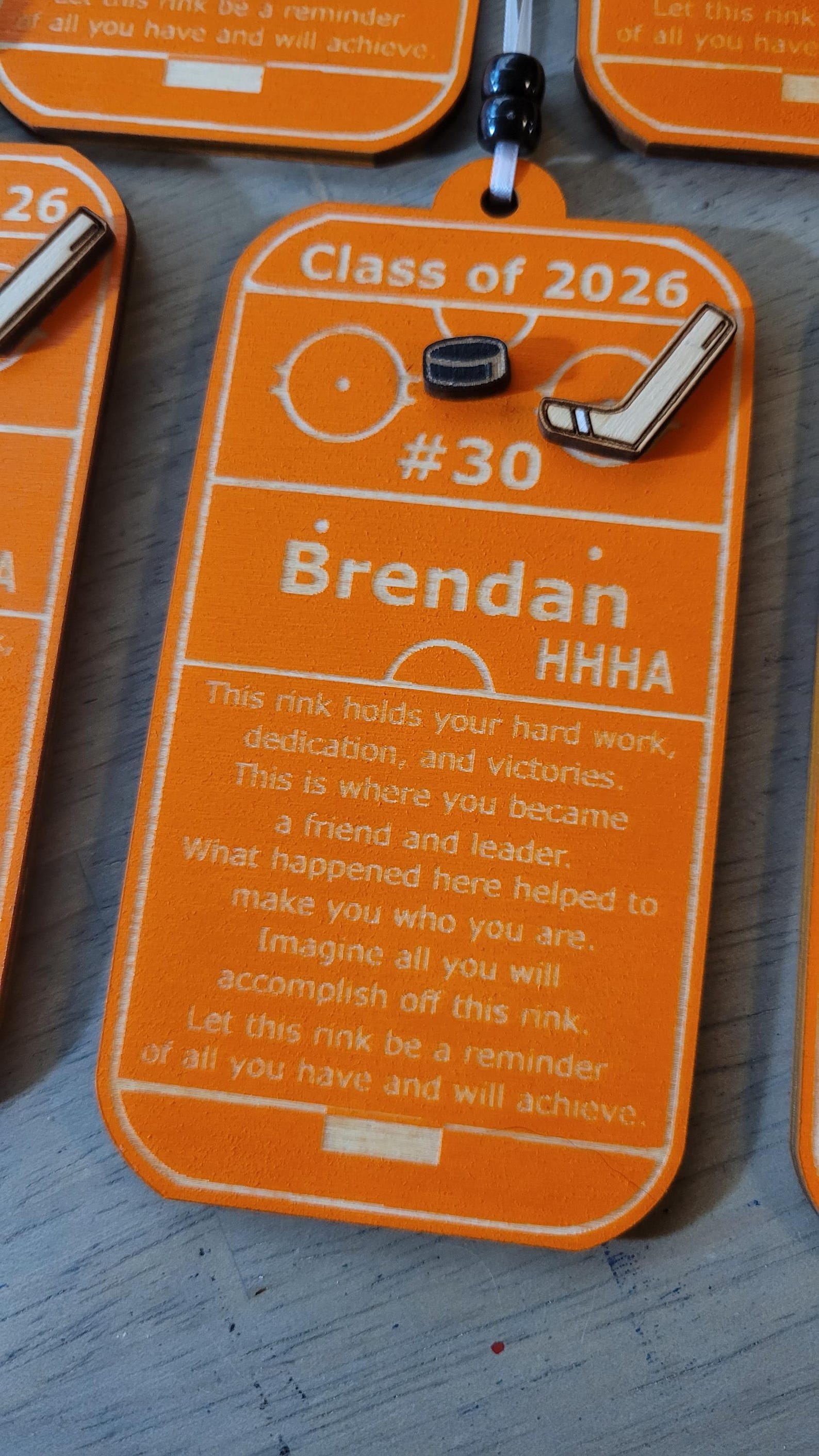 HOCKEY Senior Night Gift + Banquet Bouquet Tag + Homecoming Event ...