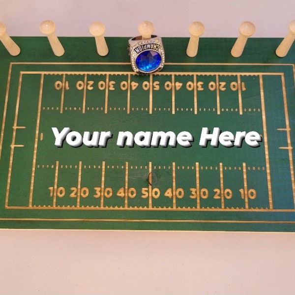 Championship Football Ring Holder - Etsy