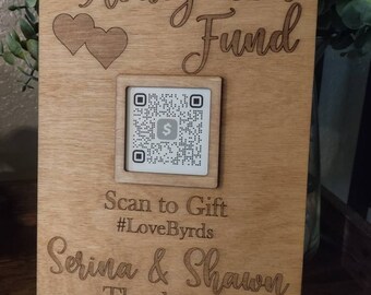 Graduation Donation Qr Code Sign - Etsy