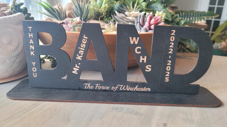 Personalized Band Director Wood Plaque, End of Year Gift - Etsy