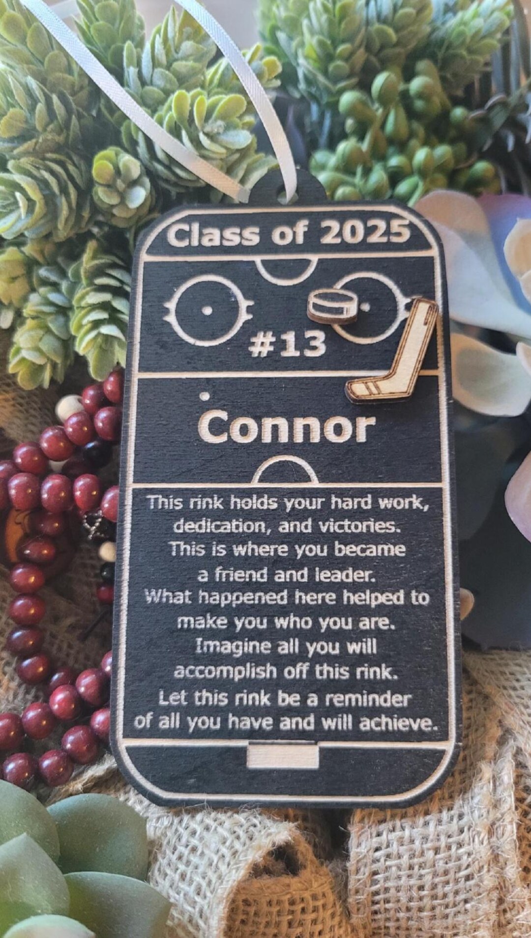 HOCKEY Senior Night Gift + Banquet Bouquet Tag + Homecoming Event ...