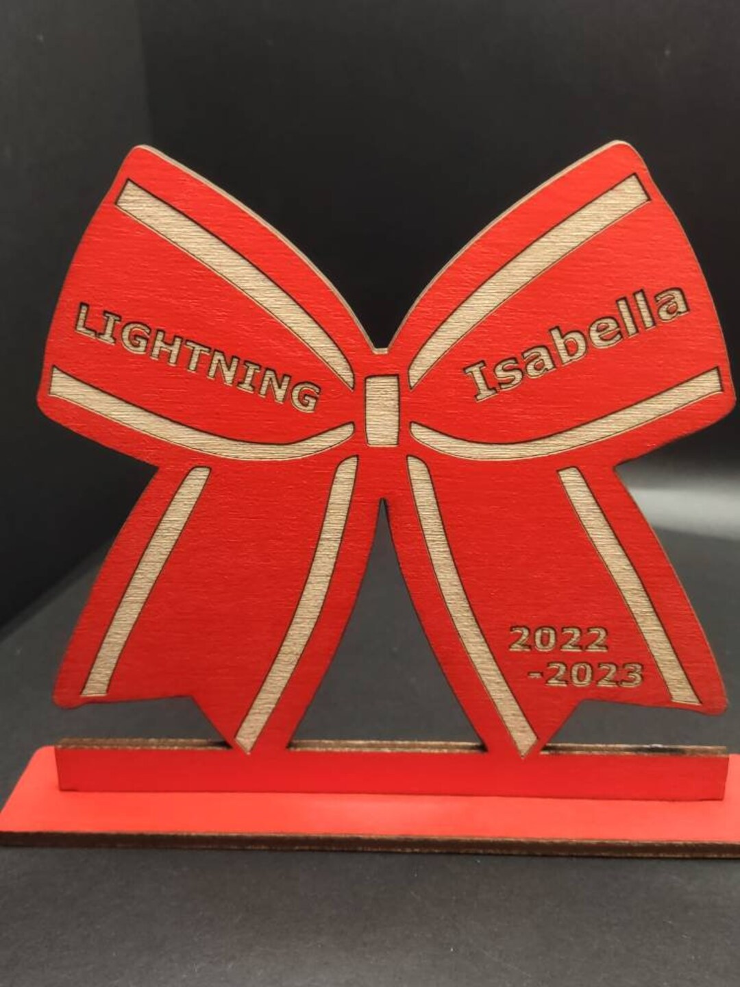CHEERLEADER BOW PLAQUE Cheerleader Award Cheer Coach Gift Senior Gift ...