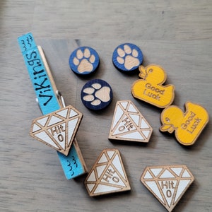 Cheerleading Competition Pin Decorations: Good Luck Charms - Etsy