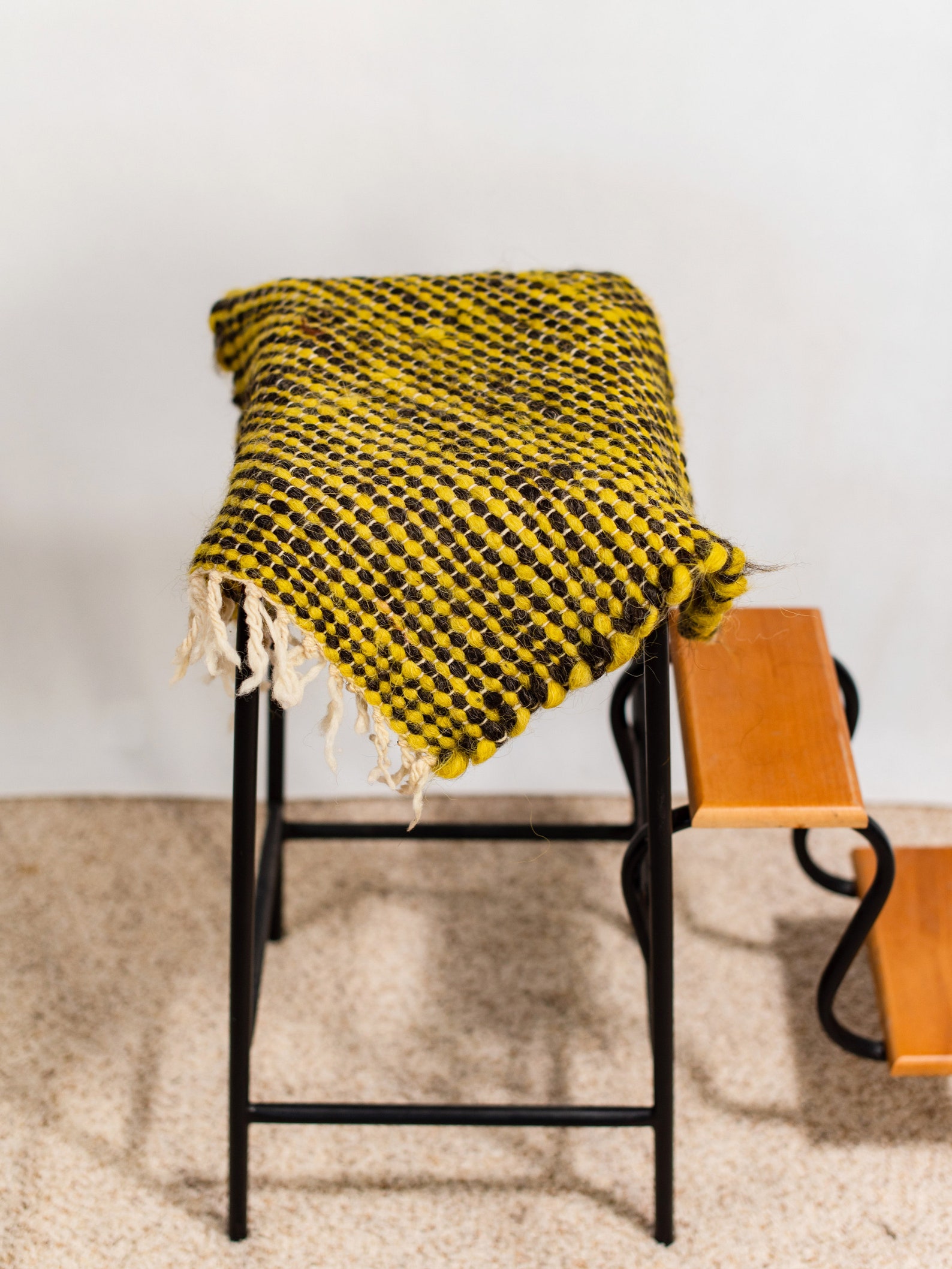 Wool Chair Pad Seat Cover Woven Chair Throw Saddle Seat Stool Cushion ...