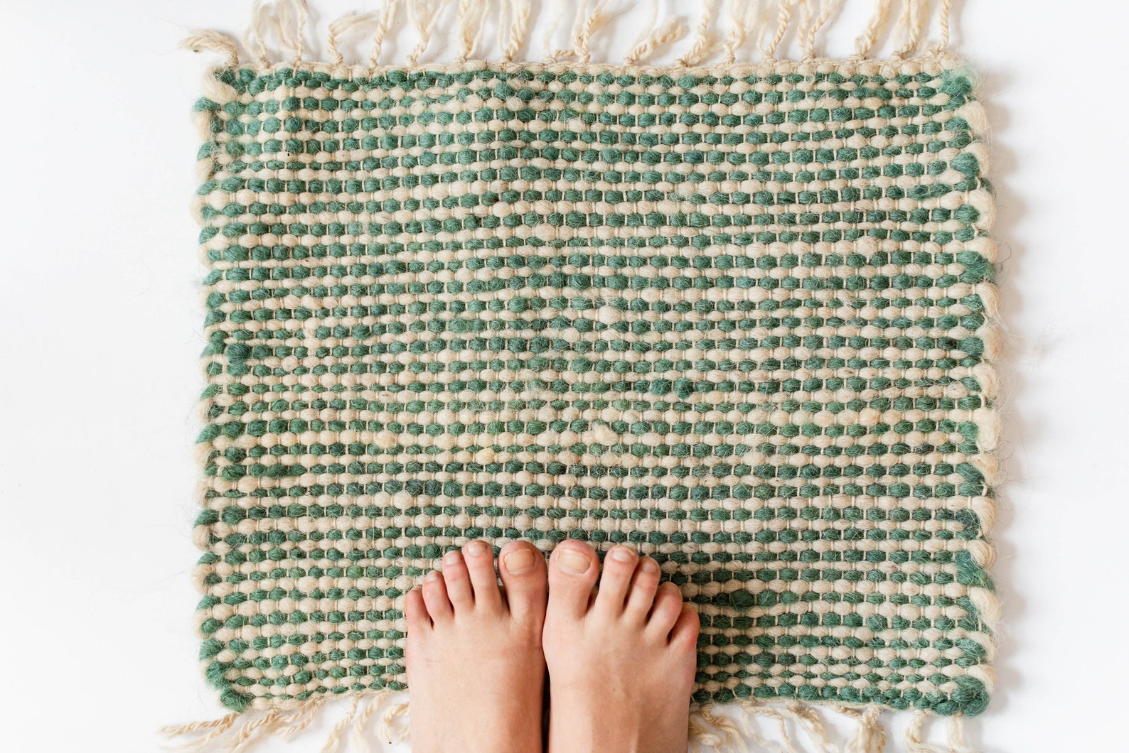 Wool Chair Pad Seat Cover Woven Chair Throw Saddle Seat Stool - Etsy