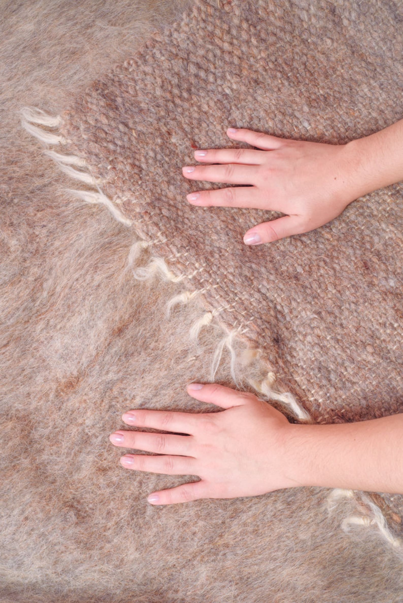 Wool Throw Blanket Heavy Warm Hand Woven Lambswool Plaid Many Colors ...