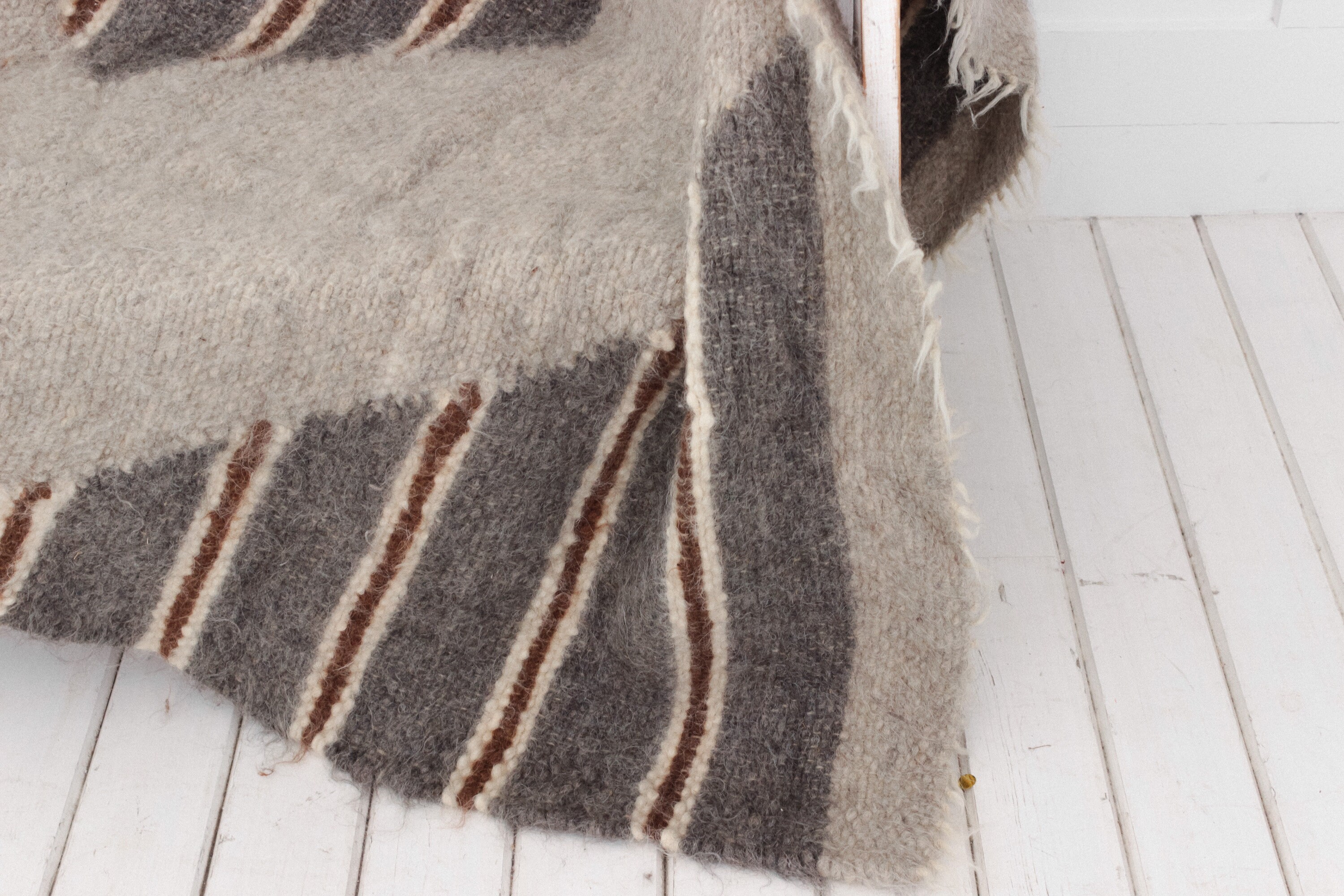 Garden Bench Throw Warm Blanket Thick, Woven Plaid, Mid Century Blanket ...