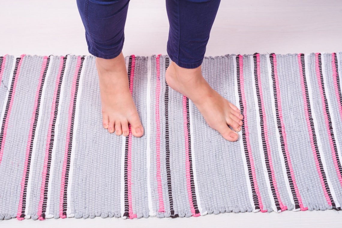 Soft Carpet Rug With Tassels and Knots Handwoven Floor Rag | Etsy