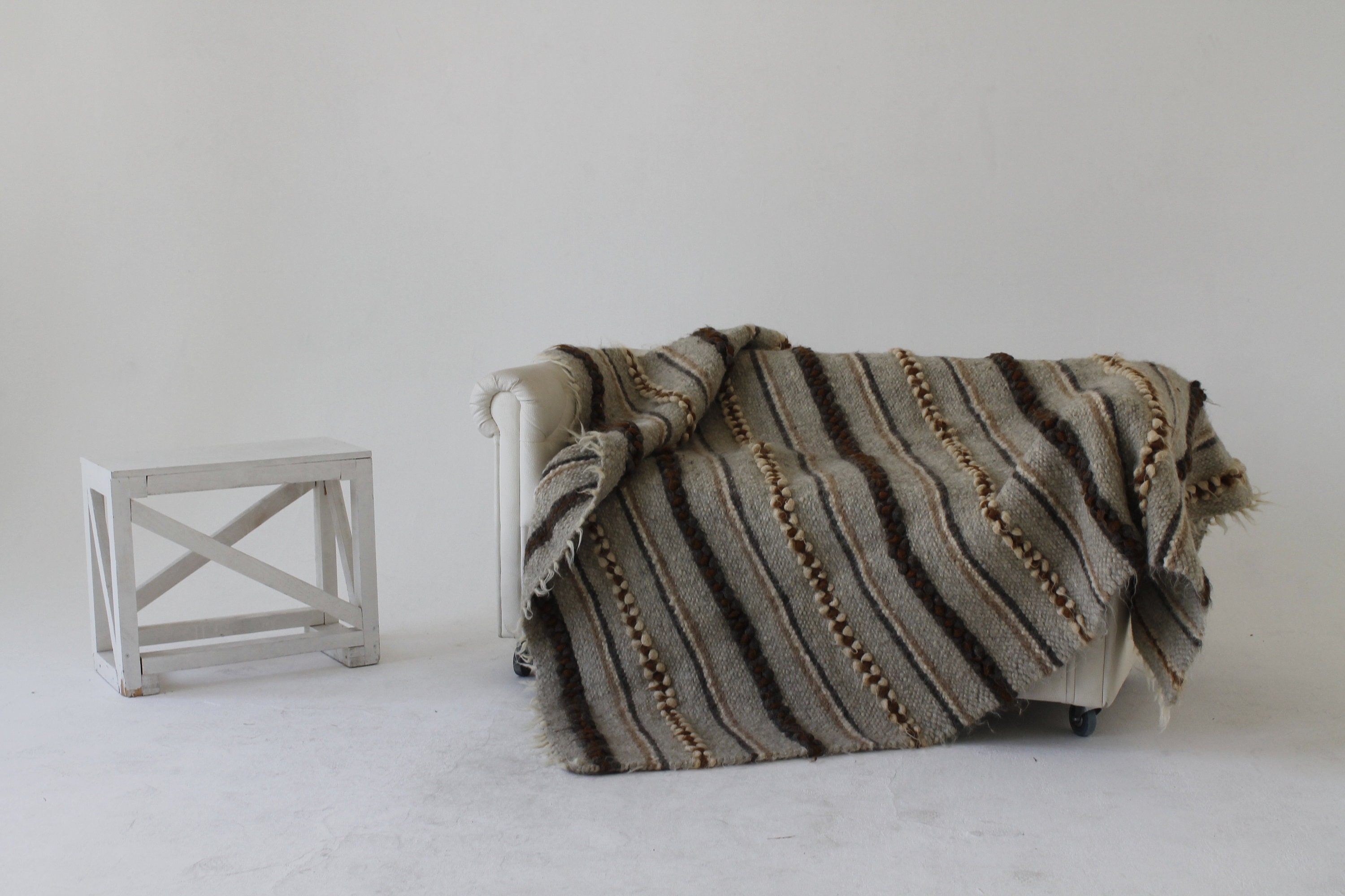 Grey Wool Throw Blanket Queen Size Warm Bed Sofa Coverlet - Etsy