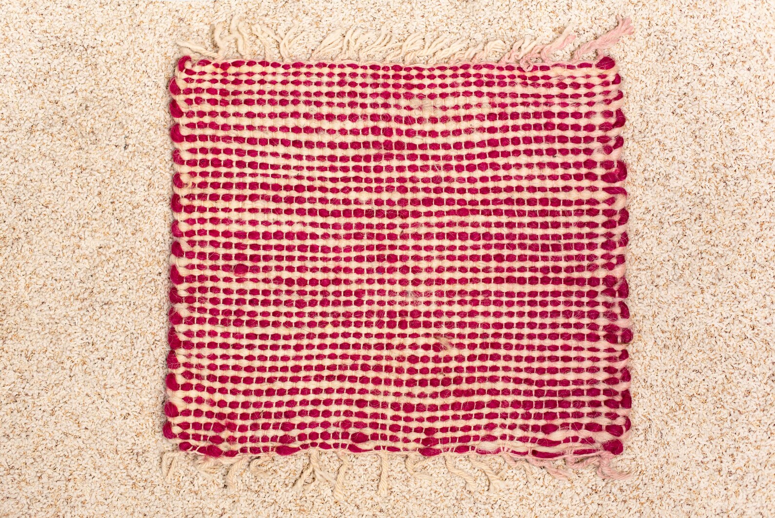 Wool Chair Pad Seat Cover Woven Chair Throw Saddle Seat Stool - Etsy