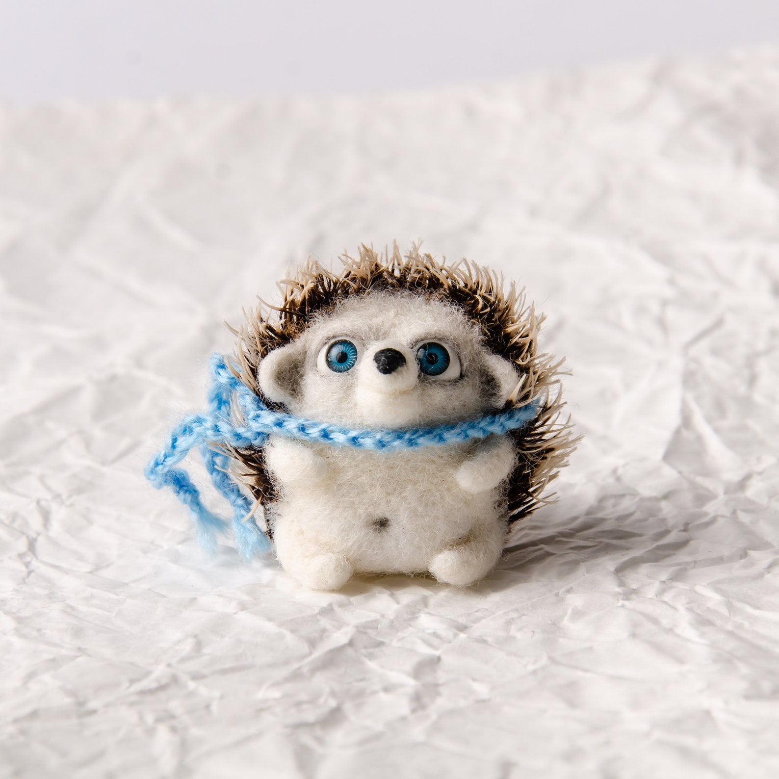 Needle Felted Hedgehog Needle Felted Miniature Animals Dry - Etsy