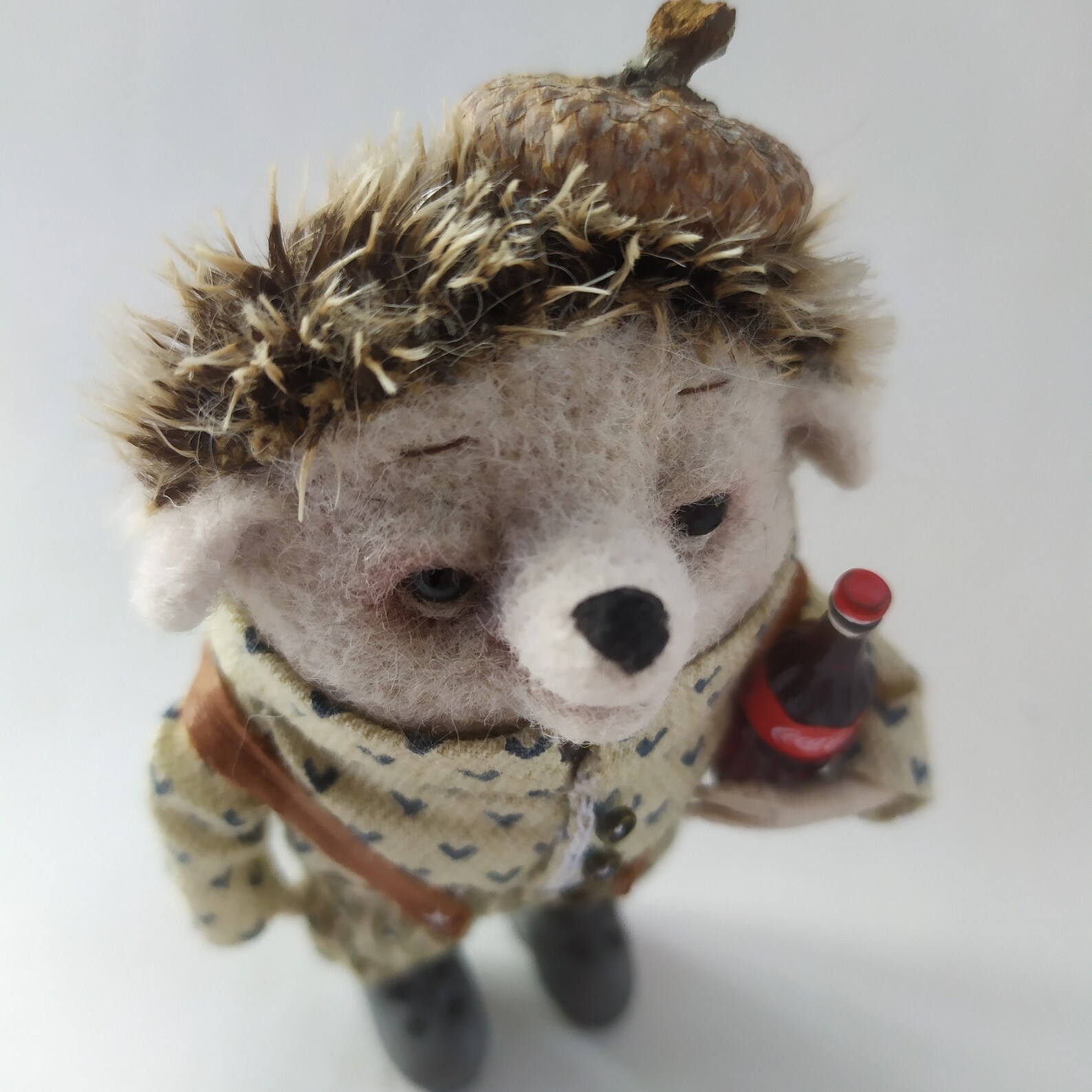 Needle Felted Hedgehog Handcrafted Felt Animal Toy Miniature - Etsy