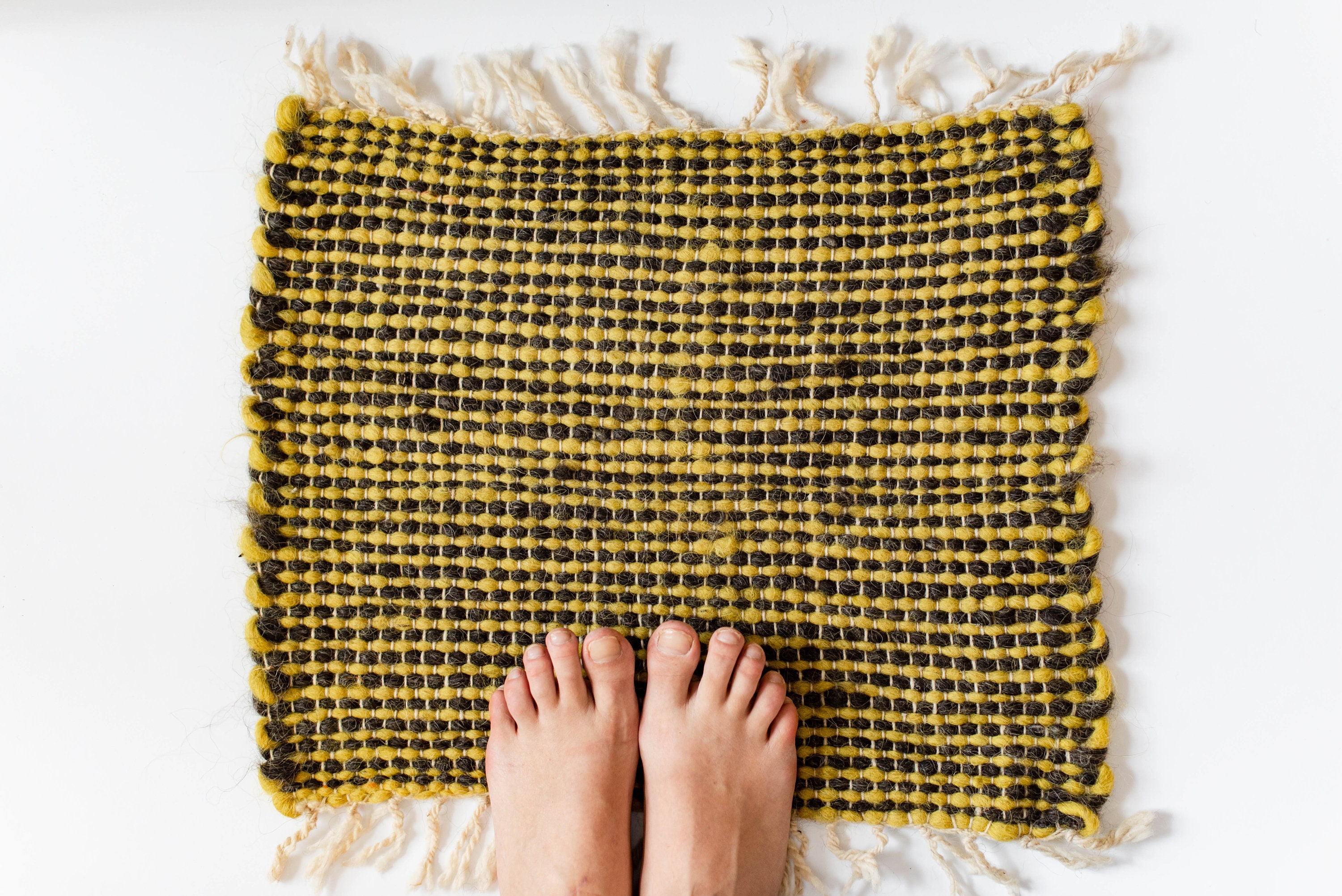 Wool Chair Pad Seat Cover Woven Chair Throw Saddle Seat Stool - Etsy