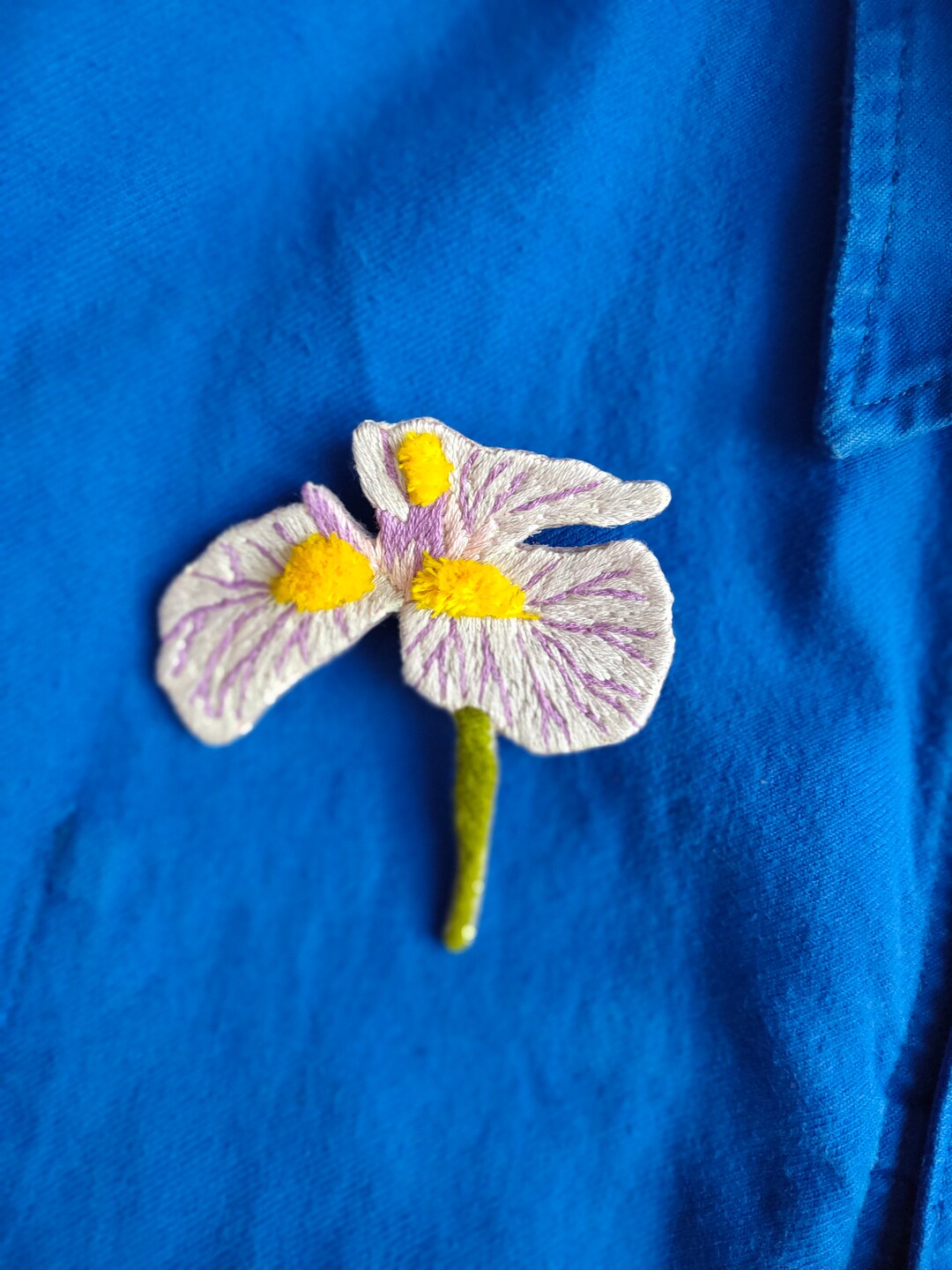 Iris Brooch - Etsy
