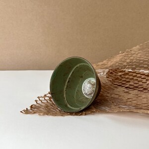 Handleless Rustic Stoneware Mug, Handmade Minimalistic Pottery Mug ...