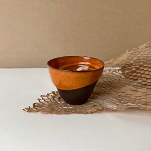 Handleless Rustic Stoneware Mug, Handmade Minimalistic Pottery Mug ...